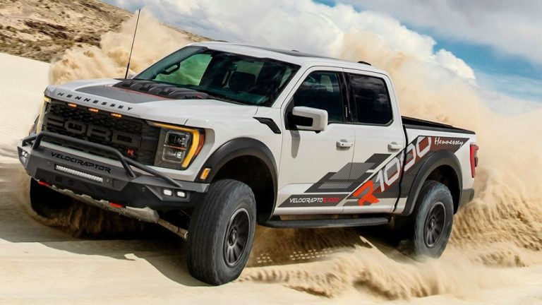 Hennessy VelociRaptoR 1000 โคตรกระบะพันม้า พื้นฐาน F-150 Raptor R ...