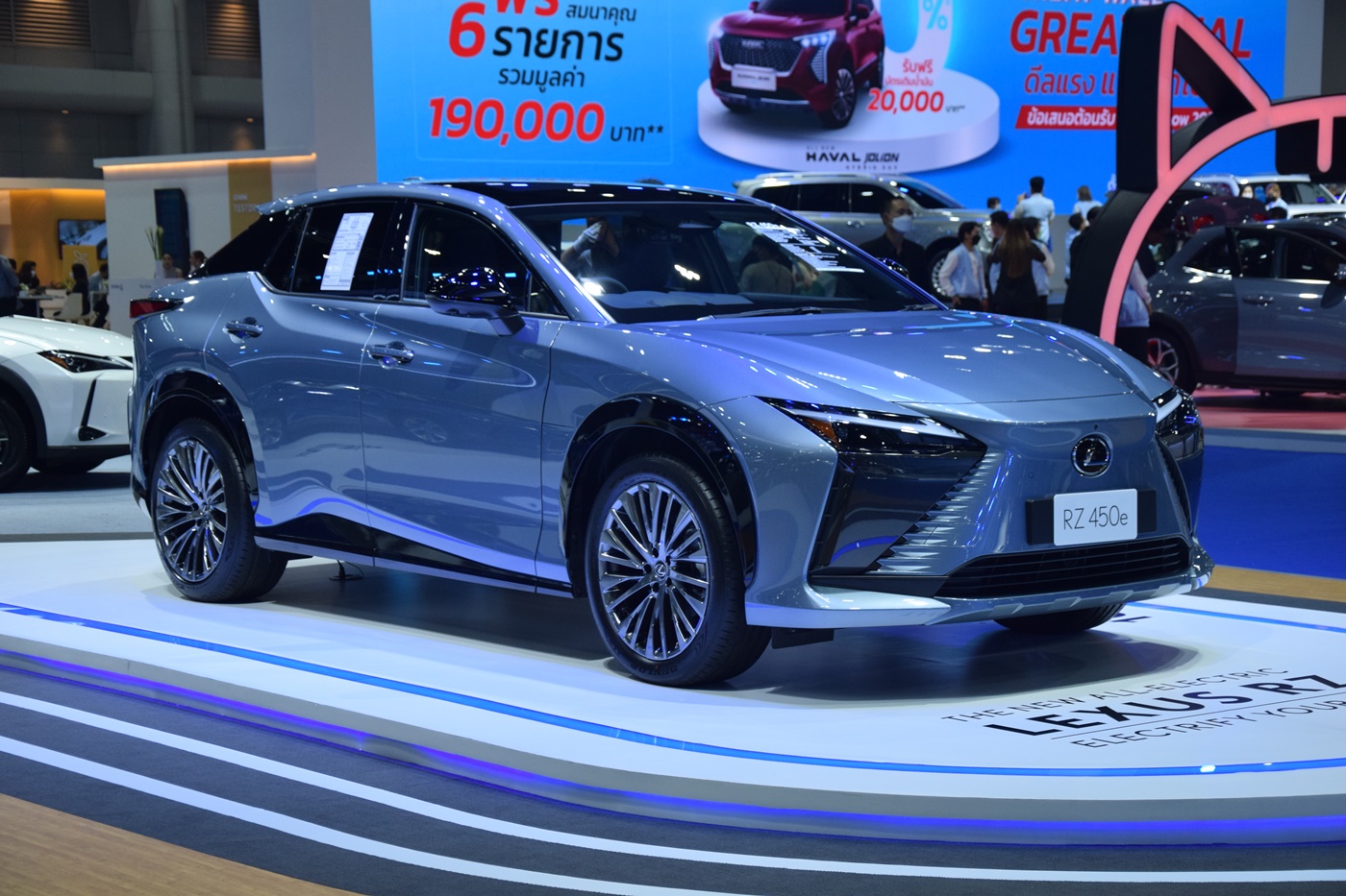 Lexus RZ 450e สปอร์ตเอสยูวีพลังอีวีขายไทยเริ่ม 3.87 ล้านบาท